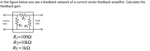 Solved In the figure below you see a feedback network of a | Chegg.com