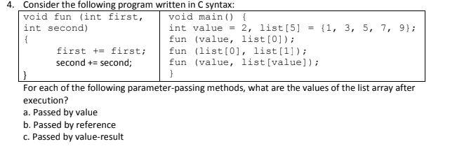 Solved 3. What are the design issues for functions? Name a | Chegg.com
