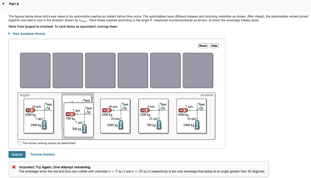 Solved Part A The figures below show bird's-eye views of six | Chegg.com Solved Part A The figures below show bird's-eye views of six | Chegg.com