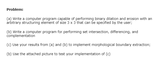 Solved Problem: (a) Write a computer program capable of | Chegg.com