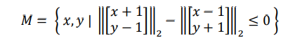 Solved M={x,y∣∥∥[x+1y−1]∥∥2−∥∥[x−1y+1]∥∥2≤0}3. An n×n | Chegg.com