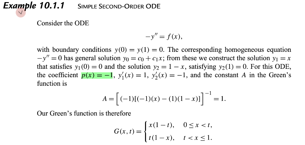 Topic: Green Functions From Mathematical Methods for | Chegg.com