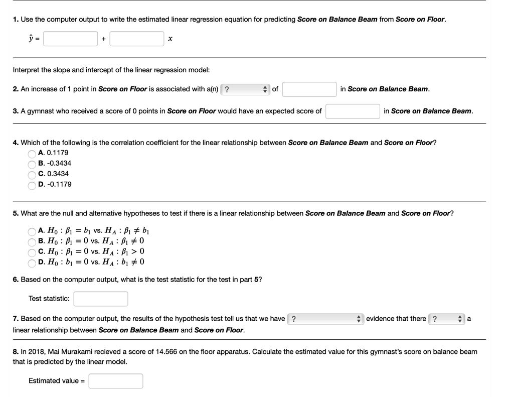 Solved Stick the landing \\( ~ \\) Elite female gymnasts | Chegg.com