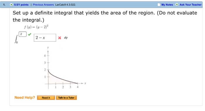 Solved Set up a definite integral that yields the area of | Chegg.com Solved Set up a definite integral that yields the area of | Chegg.com
