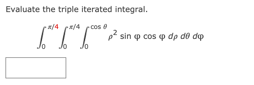Solved Set up a triple integral for the volume of the solid. | Chegg.com