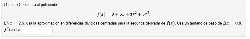 Solved Consider the polynomial: | Chegg.com