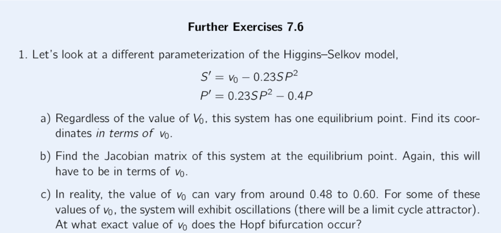 Further Exercises 7.6 1. Let's look at a different | Chegg.com