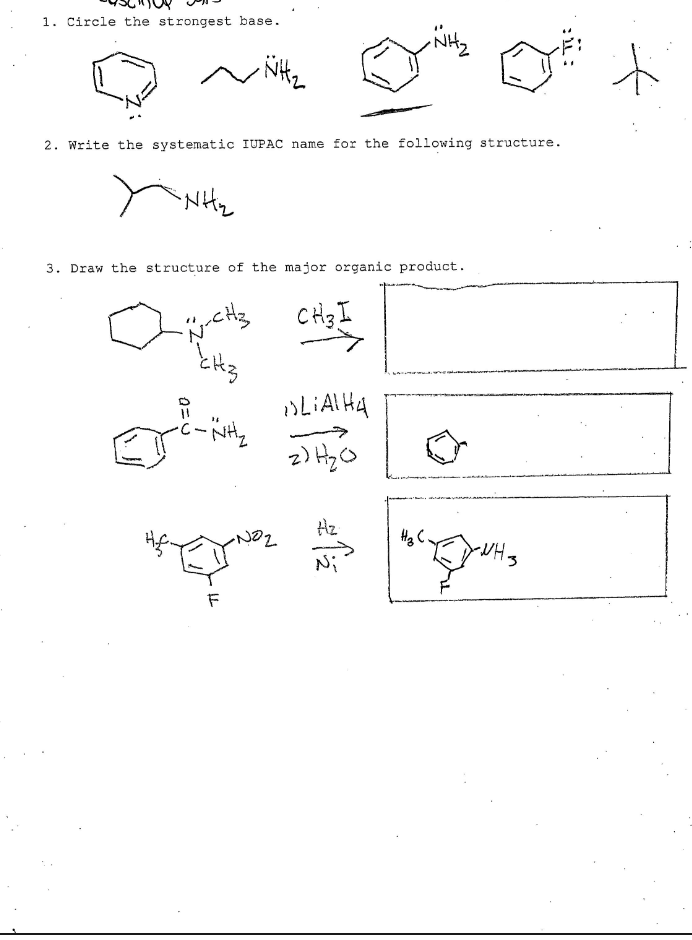 Solved 2. Write the systematic IUPAC name for the following | Chegg.com