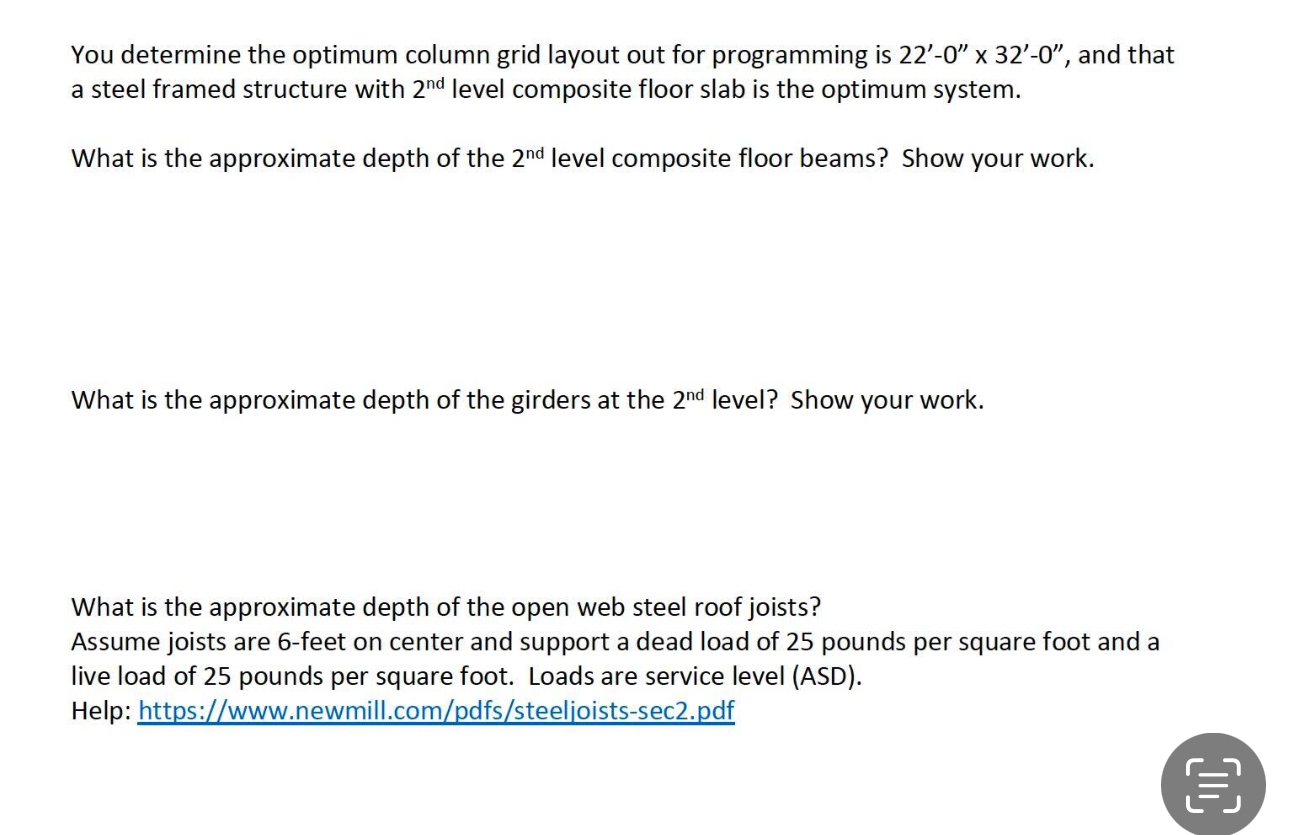 You determine the optimum column grid layout out for | Chegg.com
