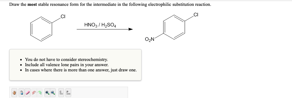 Solved Draw the most stable resonance form for the | Chegg.com