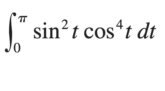 Solved S™ si sin² t cos 4t dt I tan5x sec³x dx | Chegg.com