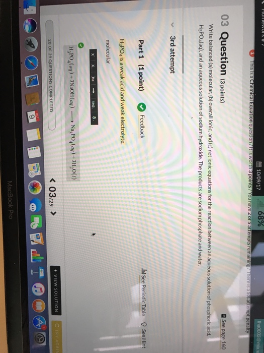 Solved 10/09/17 68% 03 Question (3 points) Q See page 160 | Chegg.com Solved 10/09/17 68% 03 Question (3 points) Q See page 160 | Chegg.com