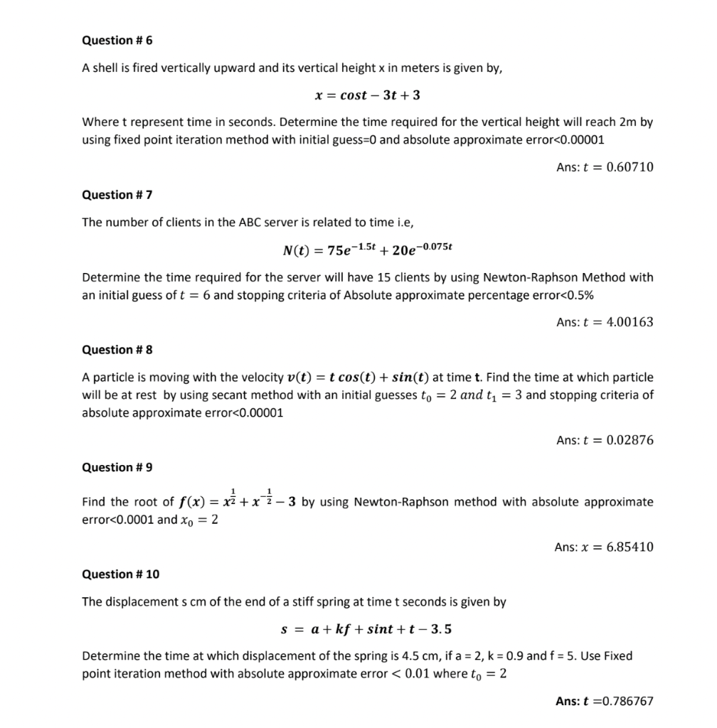 Solved A shell is fired vertically upward and its vertical | Chegg.com
