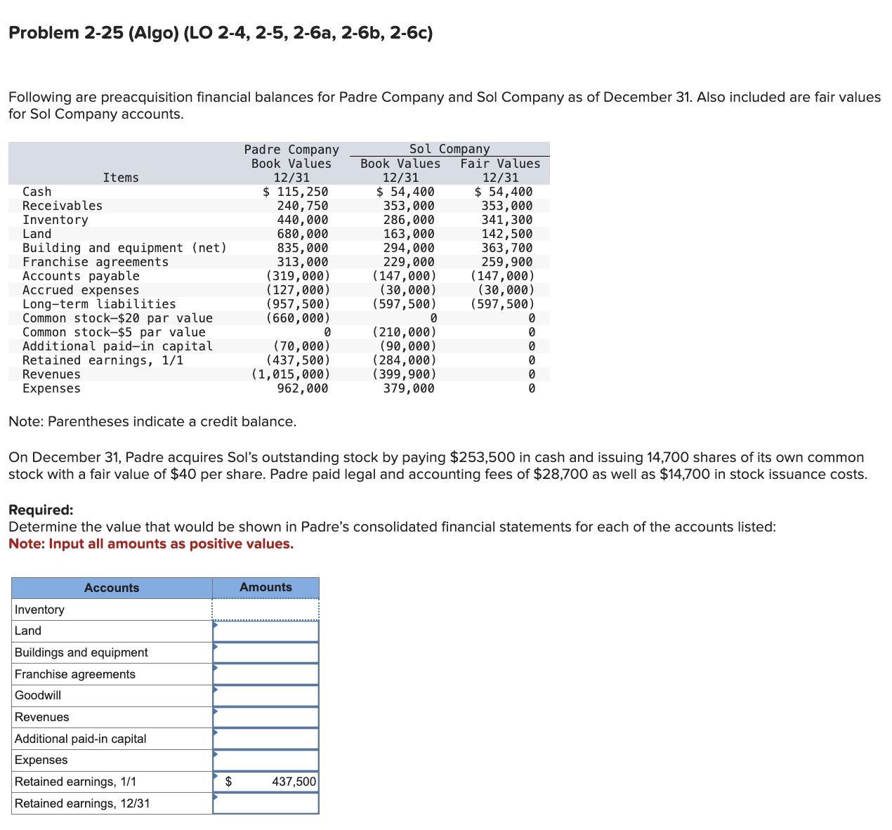 Solved Problem 2-25 (Algo) (LO | Chegg.com