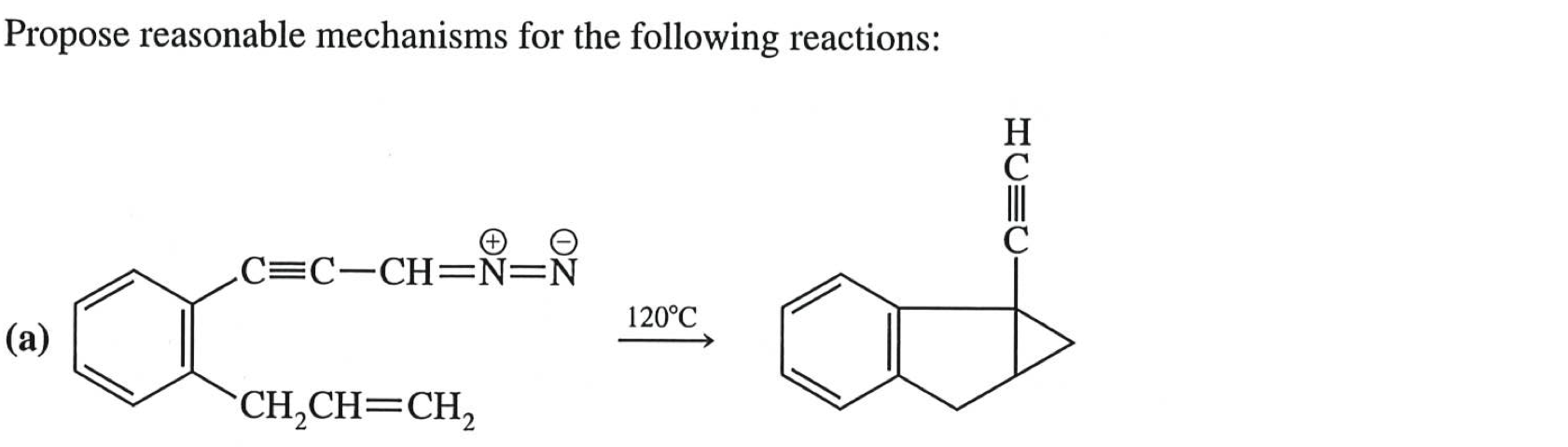 Solved Propose reasonable mechanisms for the following | Chegg.com