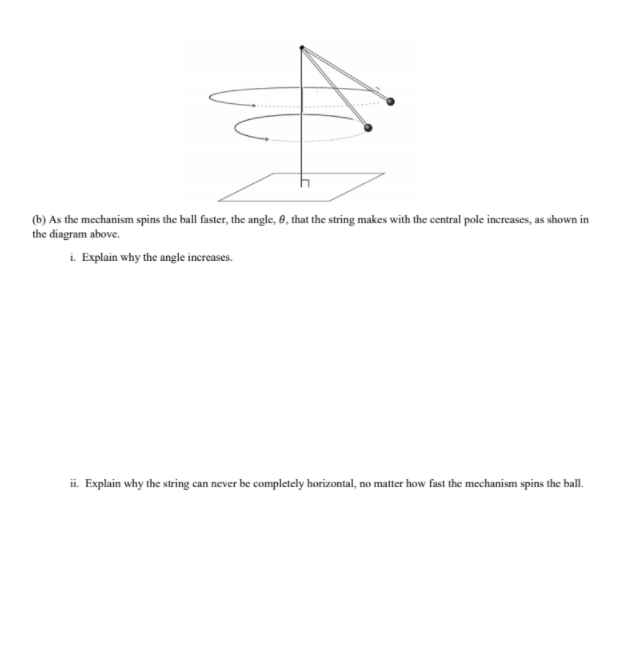 Solved A ball of mass m is attached to a string and swings | Chegg.com