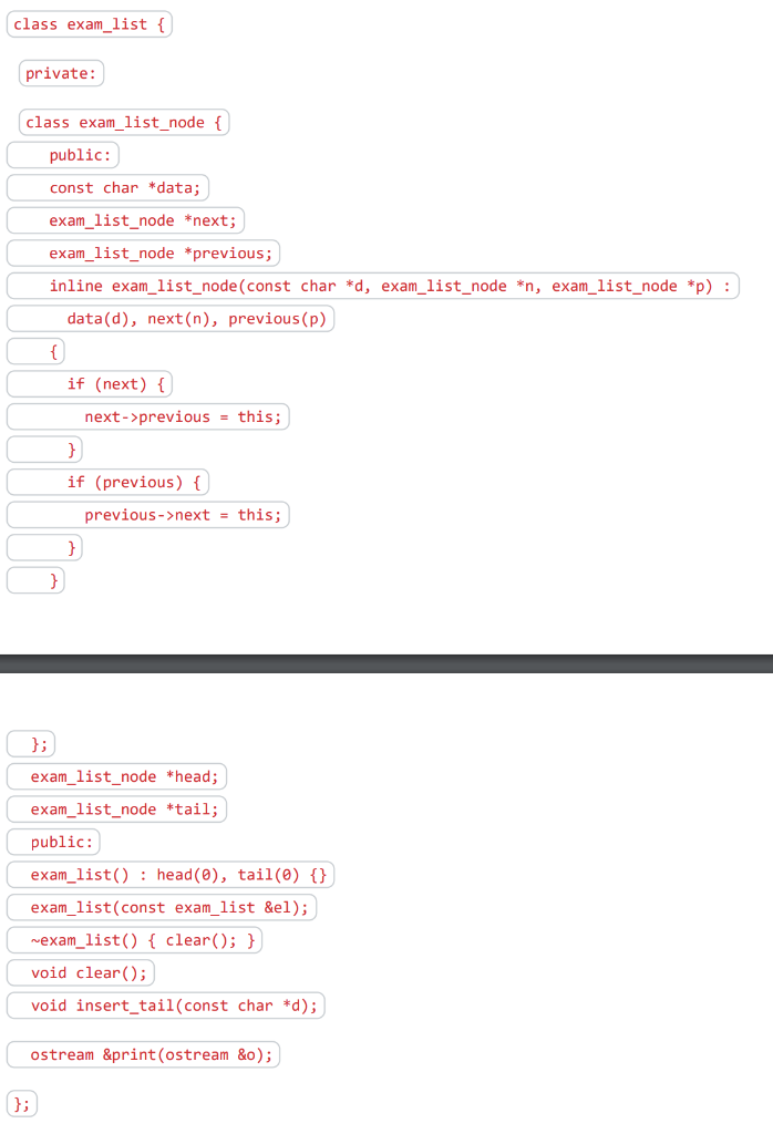 Solved Implement the method insert_tail, using the signature | Chegg.com