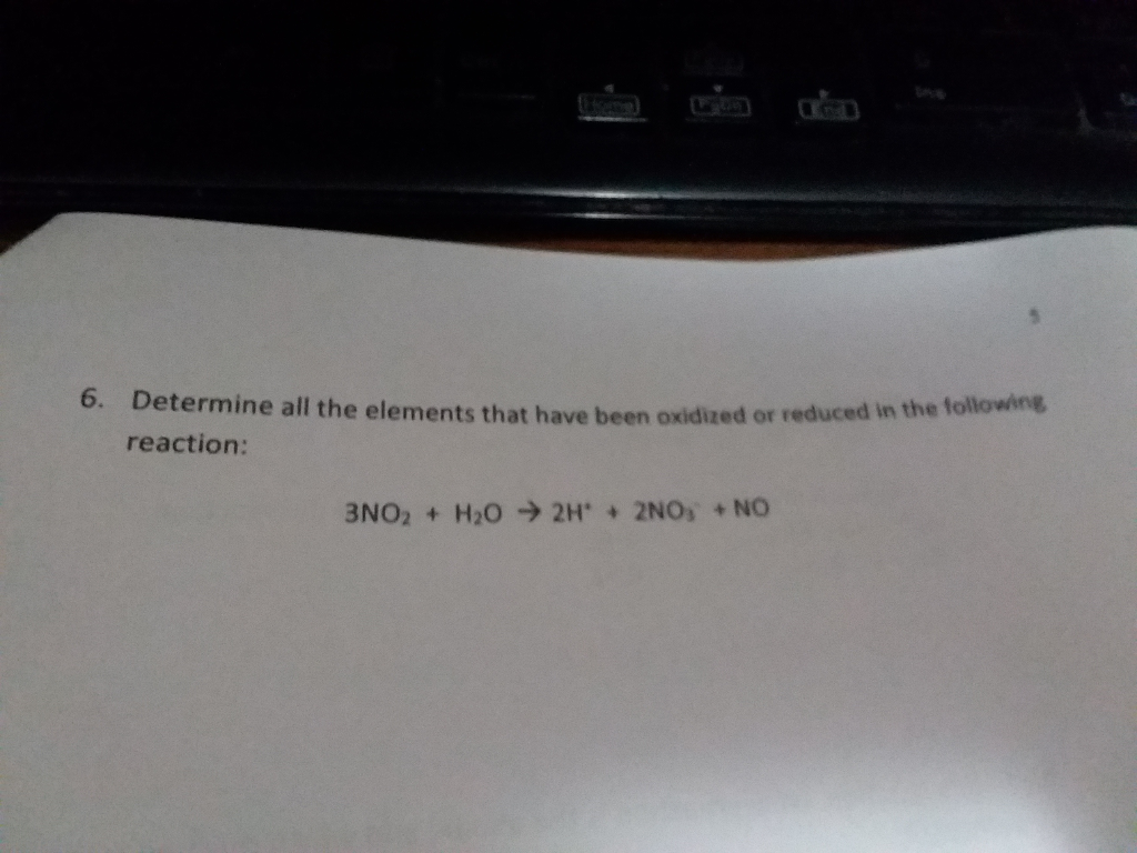 Solved Determine all the elements that have been oxidized or | Chegg.com