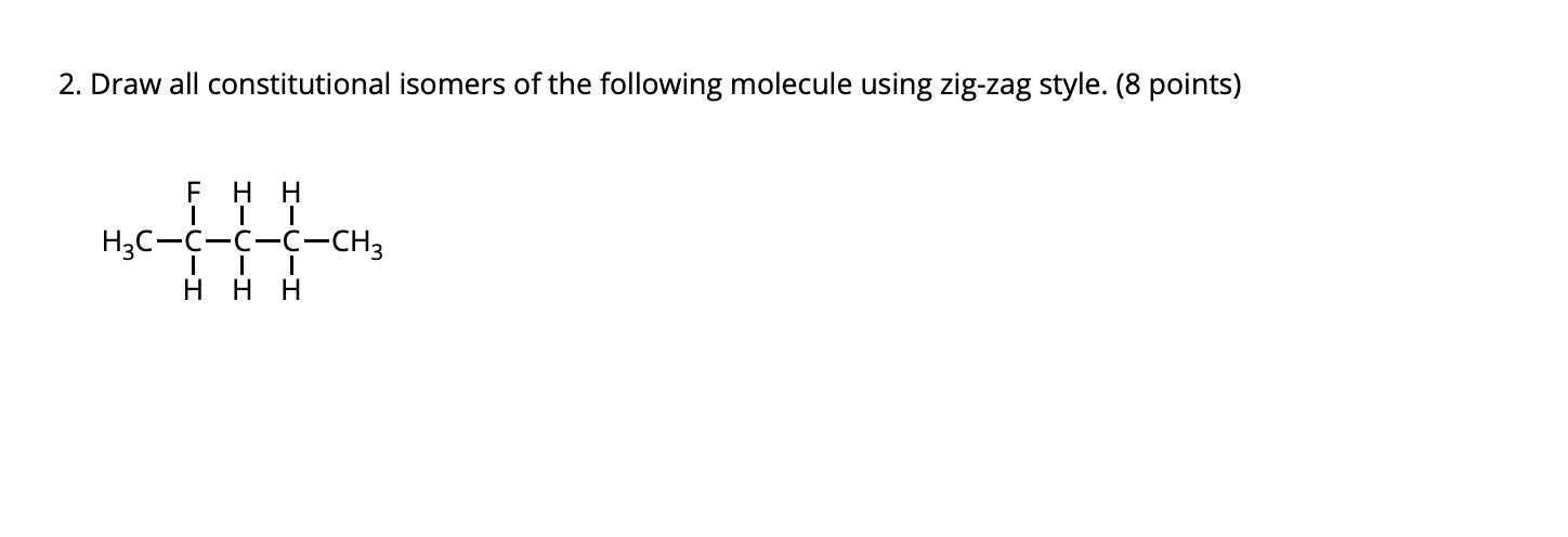 Solved 2. Draw all constitutional isomers of the following | Chegg.com