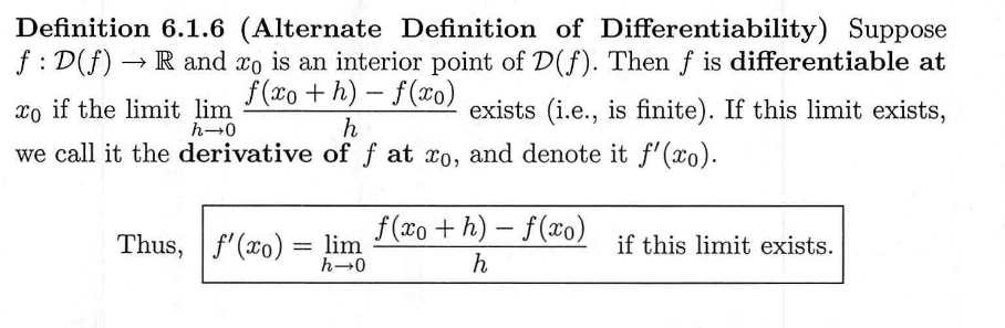 Solved 2. Use (alternate) Definition 6.1.6 to calculate the | Chegg.com