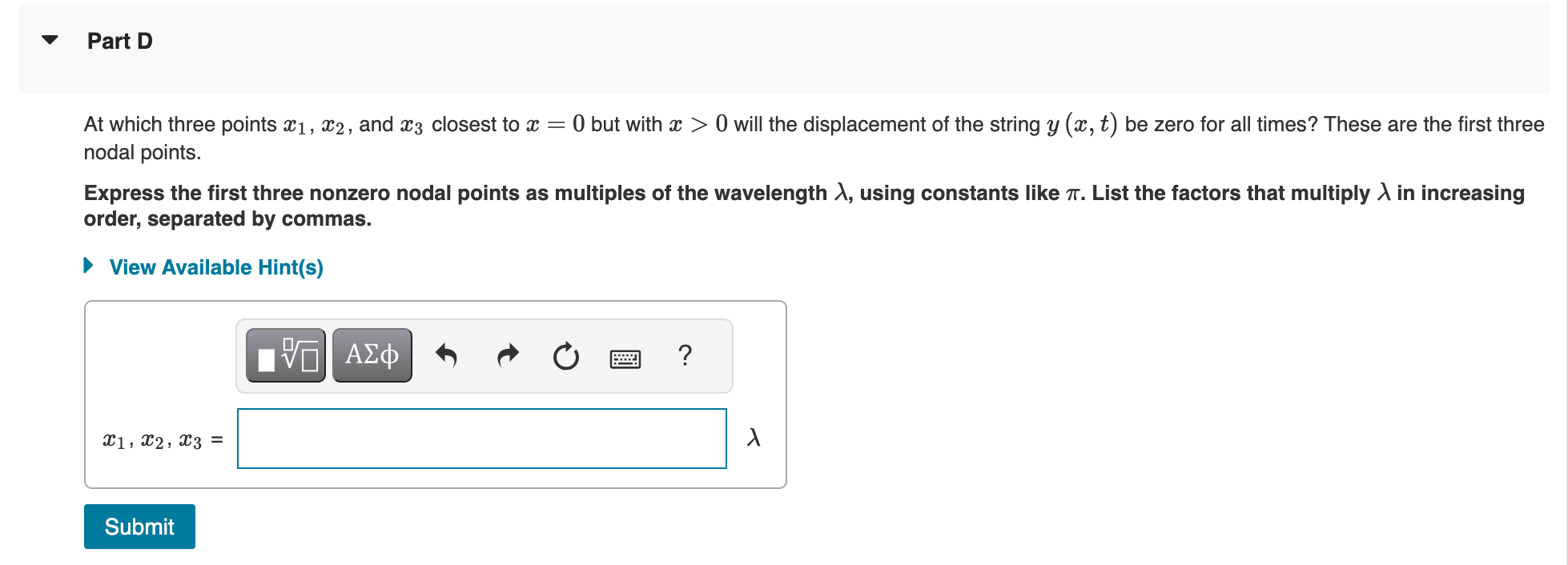 Solved Learning Goal To Understand The Concept Of Nodes Of