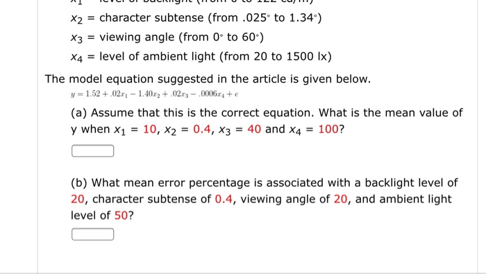 Solved A particular article used a multiple regression model | Chegg.com