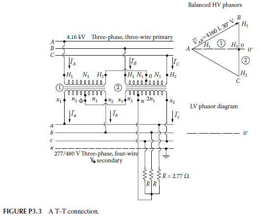 3.3 Consider the T–T connection given in Figure P3.3 | Chegg.com