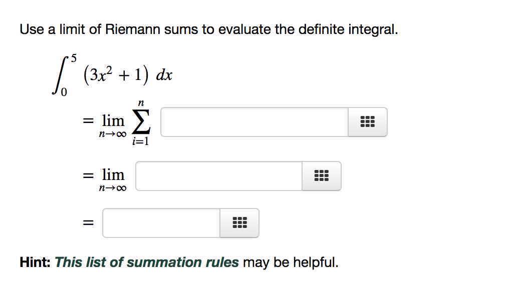 Solved Use a limit of Riemann sums to evaluate the definite | Chegg.com