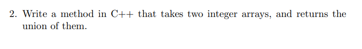 Solved 2. Write a method in C++ that takes two integer | Chegg.com