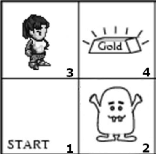 Solved Figure 1: A Simple Wumpus World. Note that the | Chegg.com