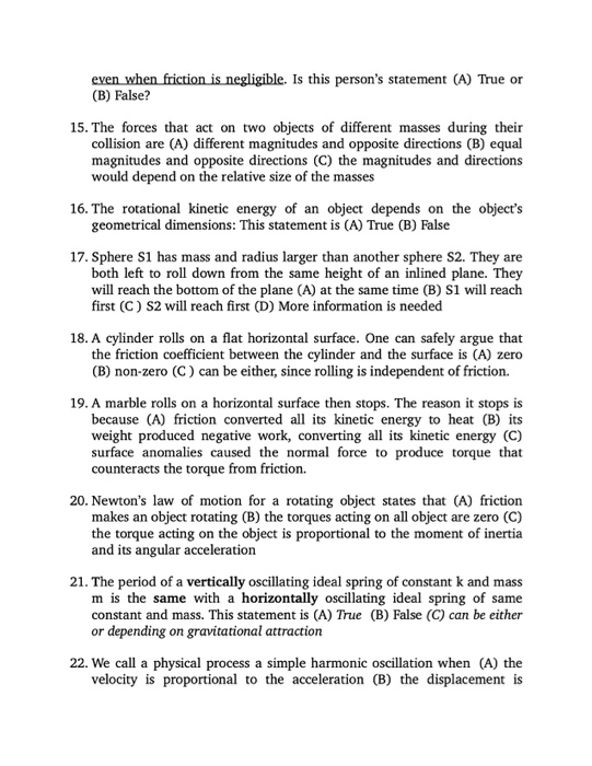 Solved 1. Two objects of the same mass fall from different | Chegg.com