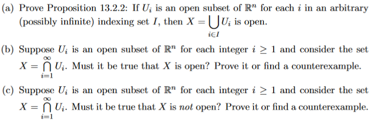 Solved (a) Prove Proposition 13.2.2: If U; is an open subset | Chegg.com