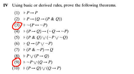 Solved Iv Using basic or derived rules, prove the following | Chegg.com