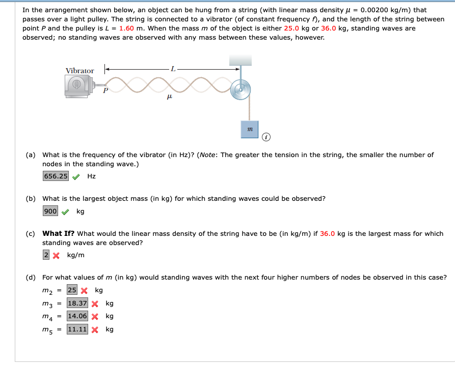 Solved In The Arrangement Shown Below An Object Can Be Hung 8530