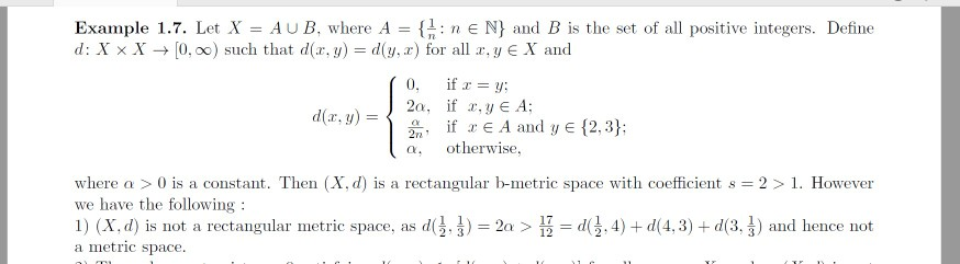 Solved Example 1 7 Let X Aub Where A {1 N E N And B