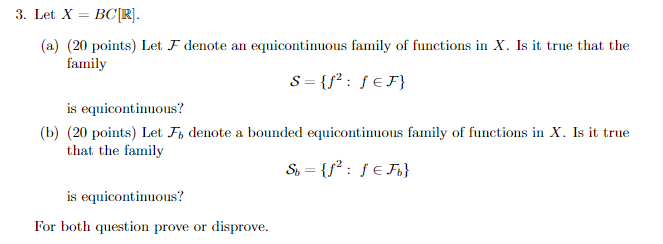 Solved Let x=BC[R].(a) (20 ﻿points) ﻿Let F ﻿denote an | Chegg.com