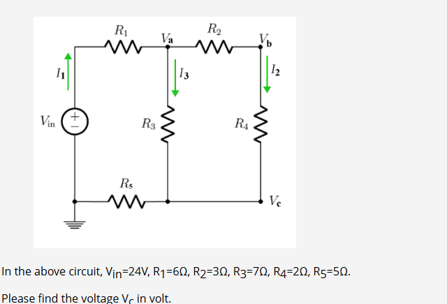 In the above circuit, | Chegg.com