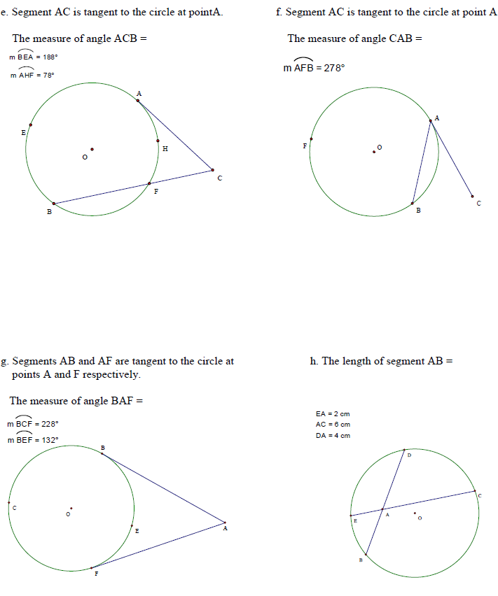 Solved 1. Central Angle Theorem: The measure of a central | Chegg.com