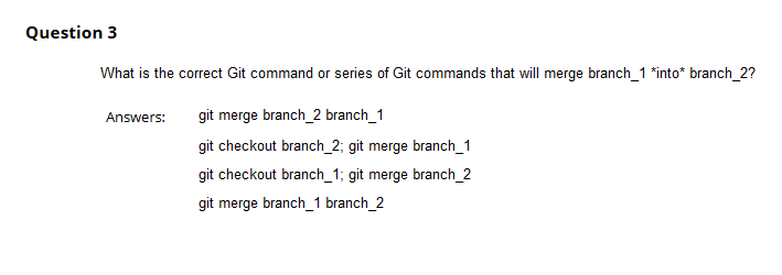 Solved What is the correct Git command or series of Git | Chegg.com