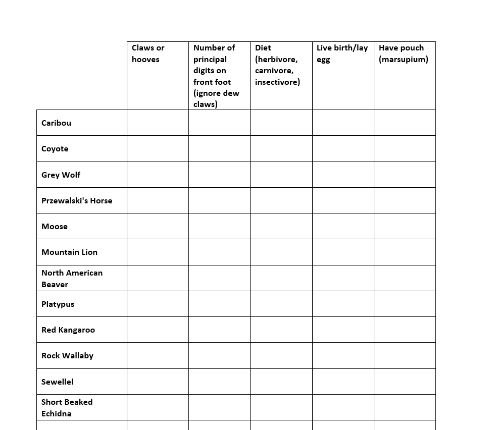 Protocol: Today you will use the following worksheet | Chegg.com