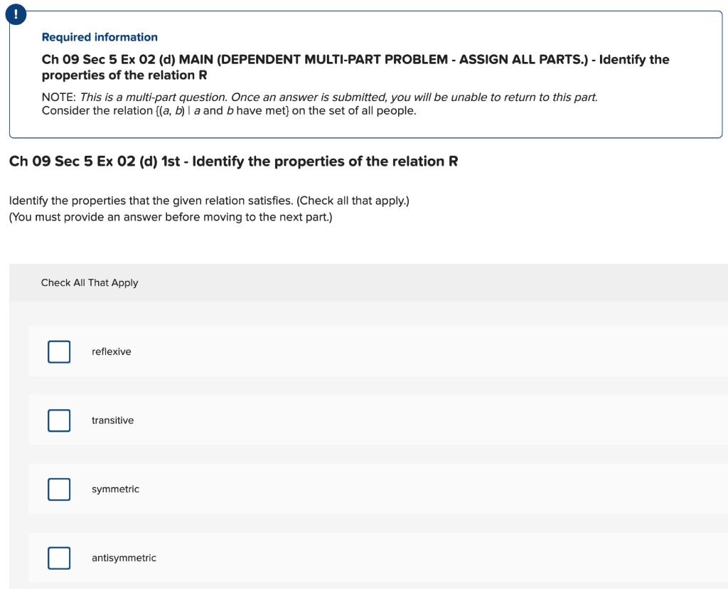 Solved Required information Ch 09 Sec 5 Ex 02 (d) MAIN | Chegg.com