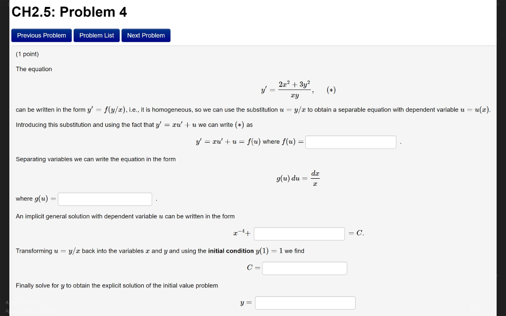 Solved CH2.5: Problem 4 Previous Problem Problem List Next | Chegg.com