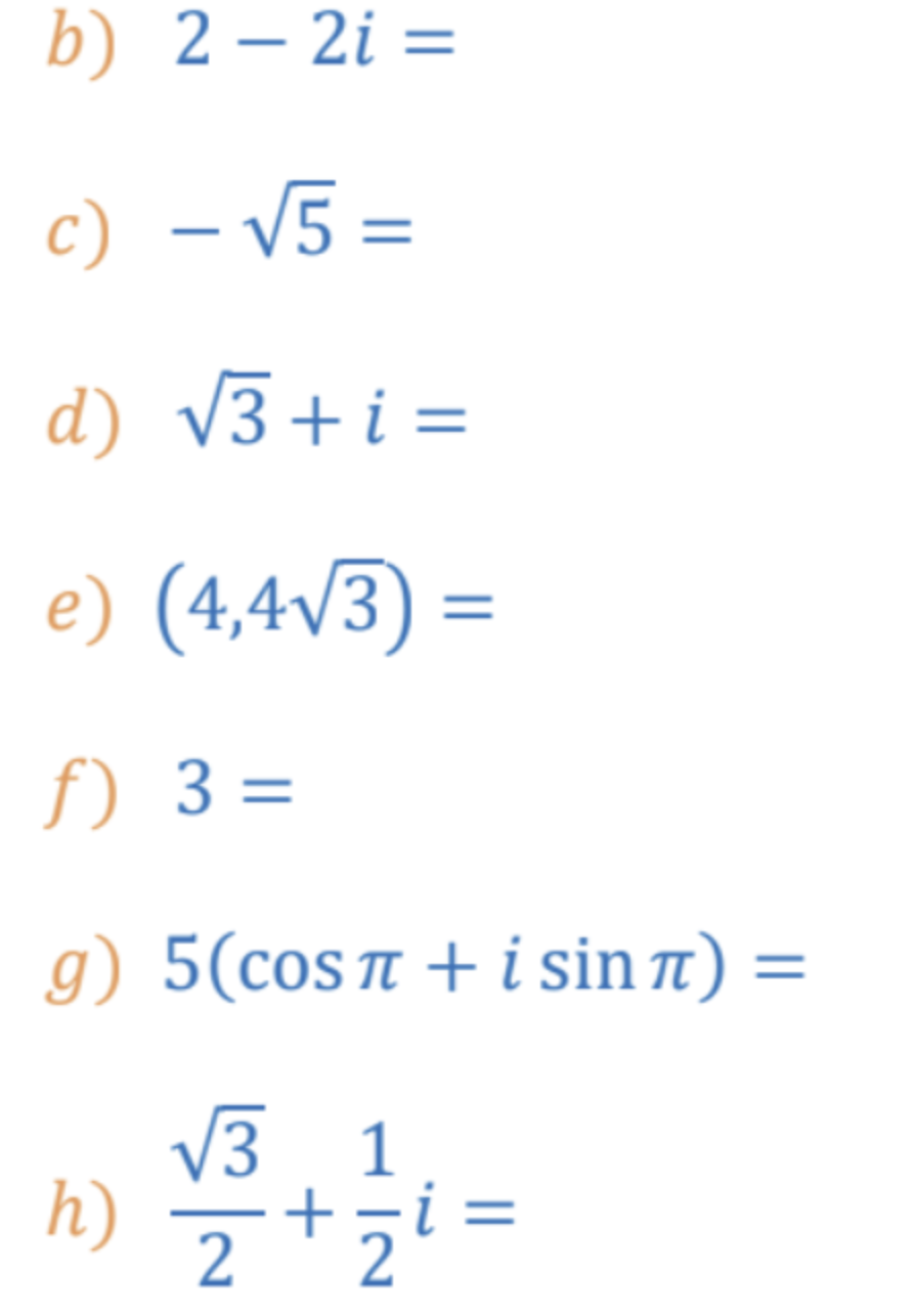Solved Determine the modulus, argument, polar form, and | Chegg.com