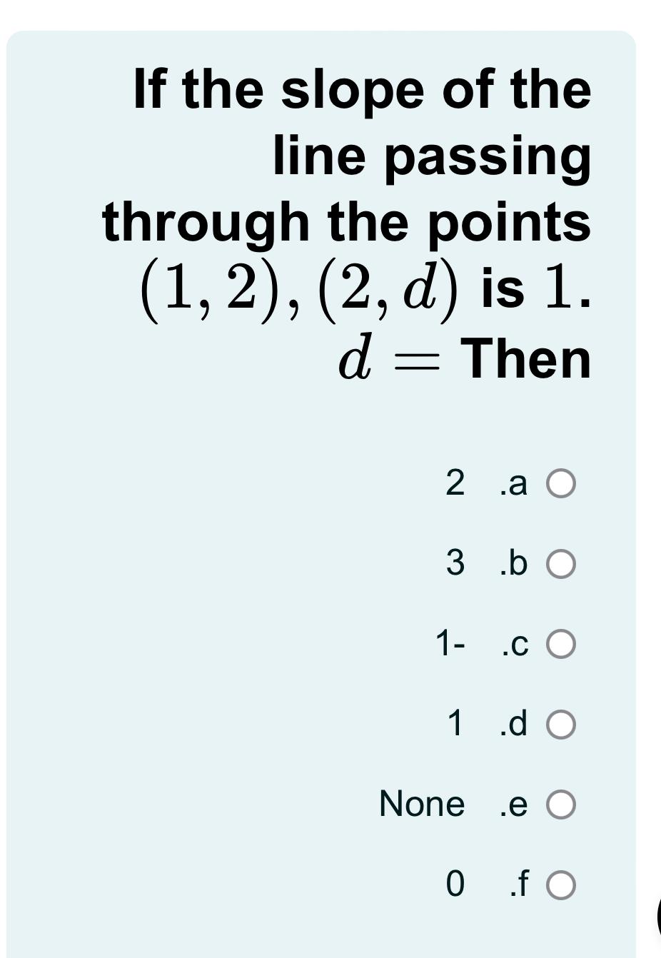 Solved If the slope of theline passingthrough the | Chegg.com