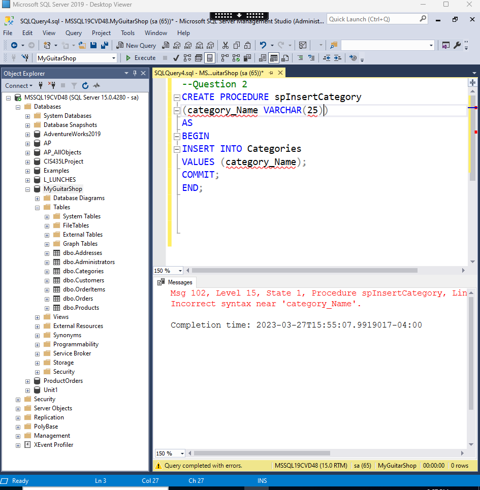 Solved I Am Trying To Write Script That Creates And Calls A