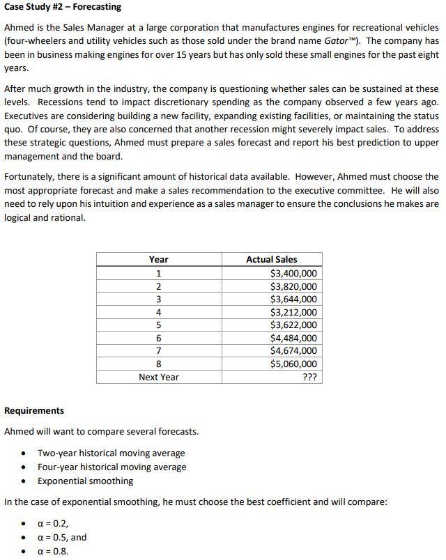 Solved Determine the accuracy of each forecast using | Chegg.com