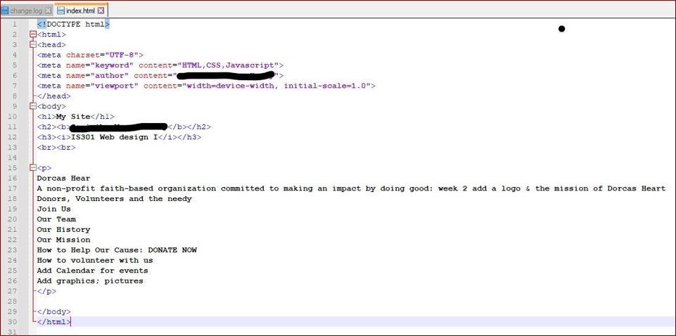 Solved changelog x Bindex.html 11 2 3 shead> 4 5 6 8 - | Chegg.com