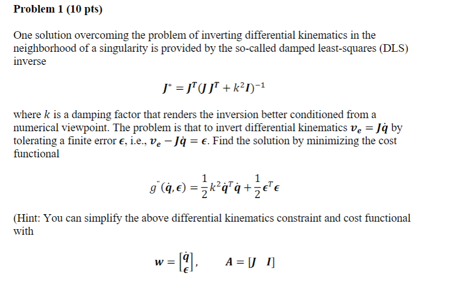 One solution overcoming the problem of inverting | Chegg.com