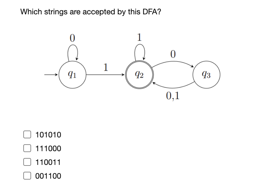 Solved 1) aabbab ∈ (a*b)* True or False? 2) abbaa ∈ | Chegg.com