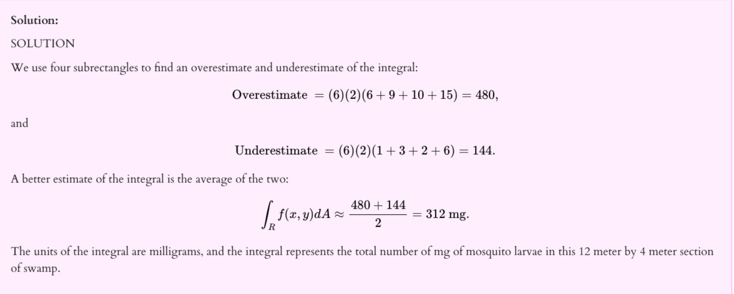 Solved 5 1 Double Integrals Over Rectangular Regions Open Chegg